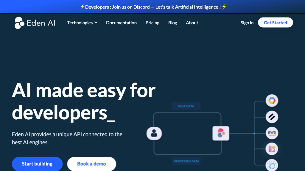Eden AI - Kitools.org - die besten Tools mit künstlicher Intelligenz