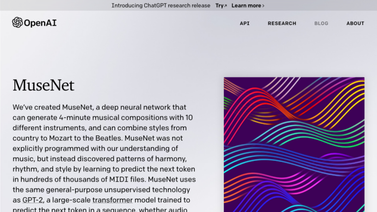 Musenet (OpenAI) - Kitools.org - die besten Tools mit künstlicher ...